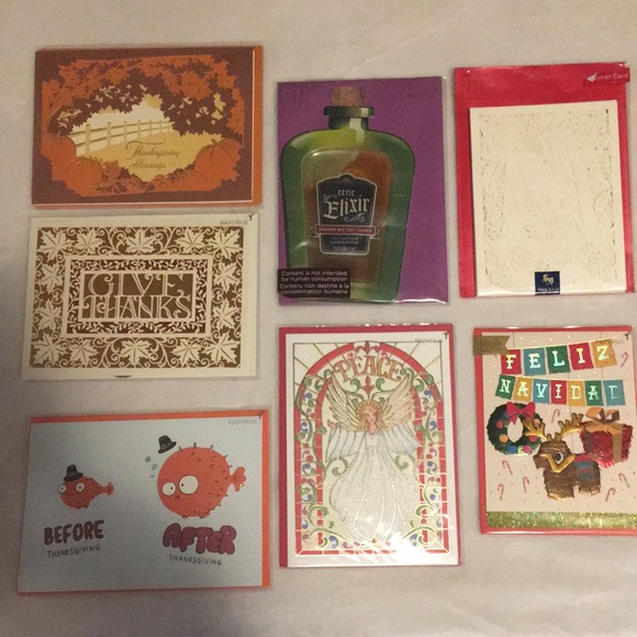 Papyrus | Party Supplies | Papyrus Cards Holiday Bundle 7x Thanksgiving ...
